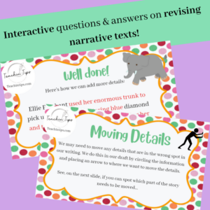 Revising Narrative Texts PowerPoint/Lesson Creative Writing - Teacher ...