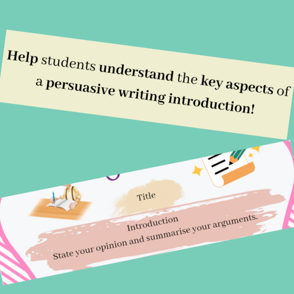 Structure of Persuasive Writing Poster | Opinion Writing Structural ...