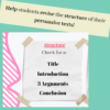 Revising Poster for Persuasive Writing | Opinion Writing Revision ANCHOR CHART! - Teacher ...