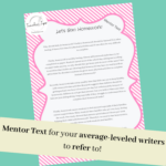DIFFERENTIATED Mentor Text Persuasive Writing | Opinion Writing ...