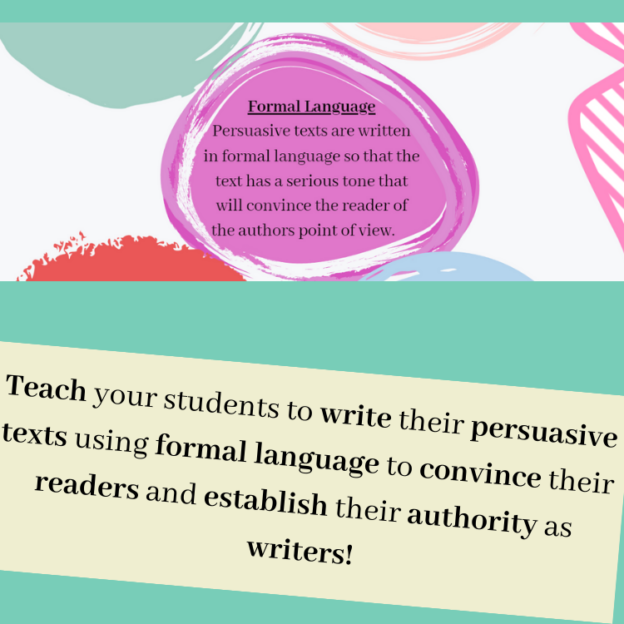 Language Features Persuasive Writing ANCHOR CHART | Opinion Writing ...