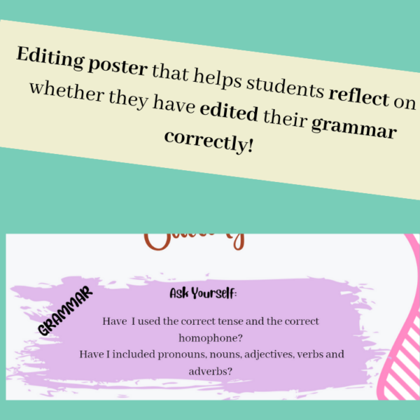 Persuasive Texts Editing Poster | Editing Opinion Writing ANCHOR CHART ...