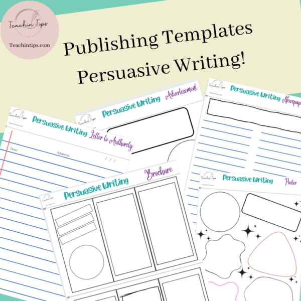 Persuasive Texts Publishing Templates | Opinion Writing Publishing ...