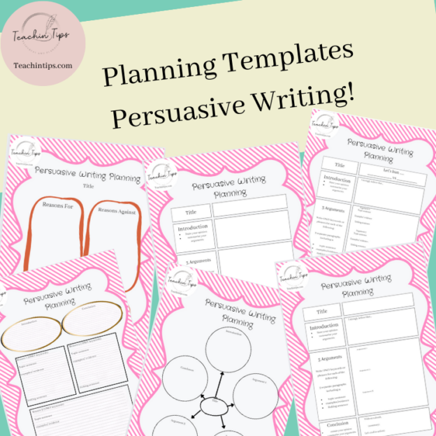 Persuasive Texts Planning Templates | Planning Opinion Writing Texts ...