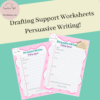 Persuasive Texts SCAFFOLDED Writing Templates | Opinion Writing Support ...