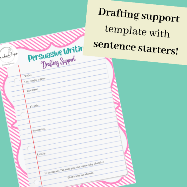 Persuasive Texts SCAFFOLDED Writing Templates | Opinion Writing Support ...