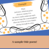 Ode Poetry Writing Poster | Structure & Sample of Ode Poetry ANCHOR ...