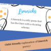 Limerick Poetry Writing Poster | Structure & Sample of Limericks ANCHOR ...