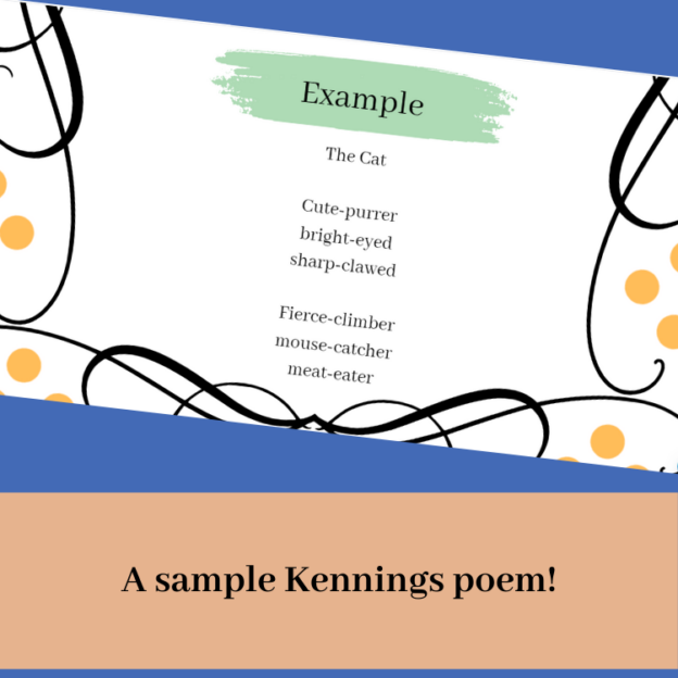 Kennings Poetry Display Poster | Structure & Sample of Kennings ANCHOR ...