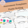 Poetry Writing Assessment Templates | Conference Observation Notes ...