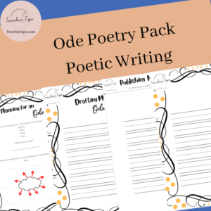 Ode Poetry Writing Pack | Planning Drafting & Publishing Ode Templates ...