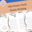 Ode Poetry Writing Pack | Planning Drafting & Publishing Ode Templates ...