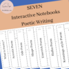 Interactive Notebooks for Poetic Texts | Seven Types of Poetry Writing ...