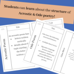 Interactive Notebooks for Poetic Texts | Seven Types of Poetry Writing ...