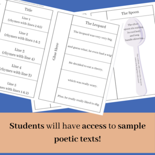 Interactive Notebooks for Poetic Texts | Seven Types of Poetry Writing ...