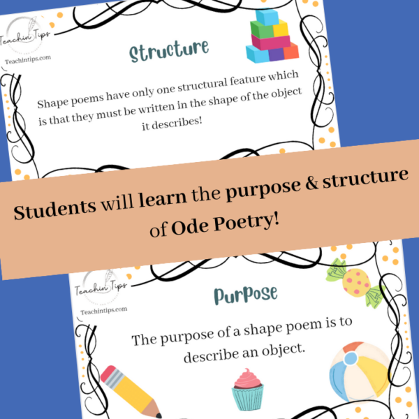Shape Poetry PowerPoint Lesson | Poetic Texts | How to Write a Shape ...