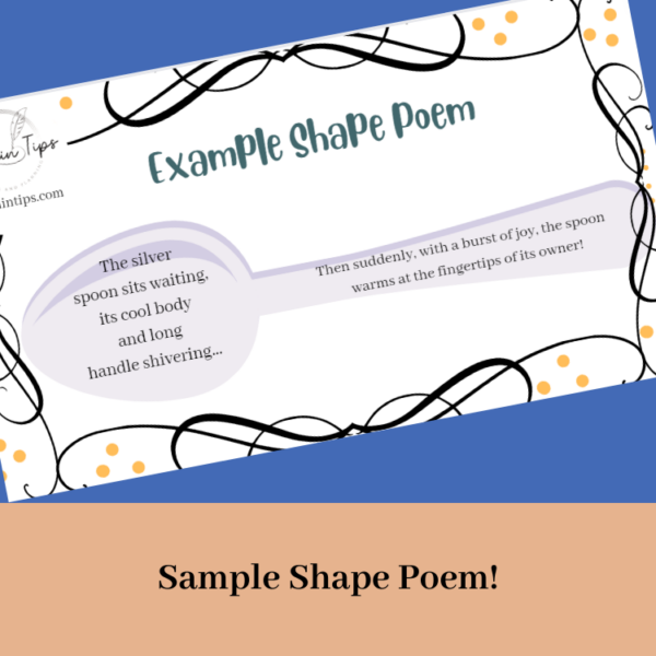 Shape Poetry PowerPoint Lesson | Poetic Texts | How to Write a Shape ...