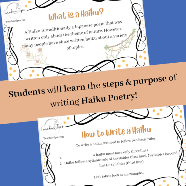 Haiku Poetry PowerPoint Lesson | Poetic Texts | How to Write a Haiku Poem - Teacher Professional ...
