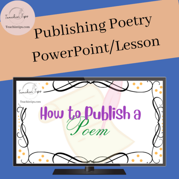 Publishing Poetry PowerPoint Lesson | How to Publish a Poem | Poetic ...