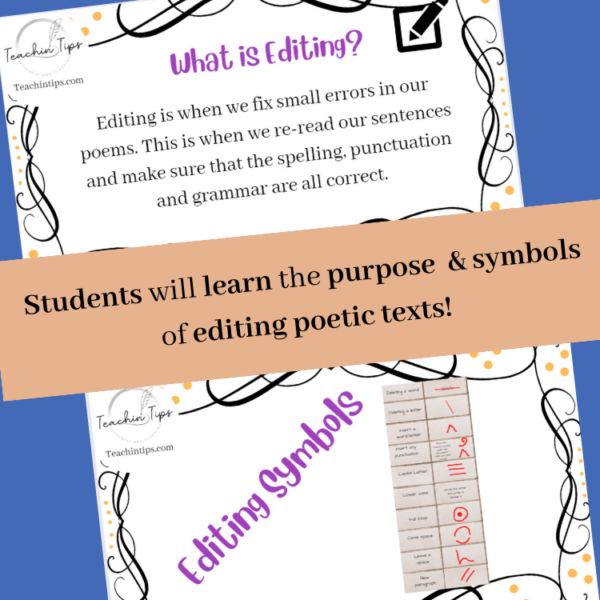 Editing Poetry PowerPoint Lesson | How to Edit a Poem | Poetic Texts ...