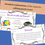 Editing Poetry PowerPoint Lesson | How to Edit a Poem | Poetic Texts ...
