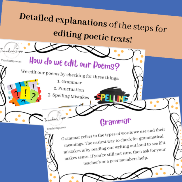 Editing Poetry PowerPoint Lesson | How to Edit a Poem | Poetic Texts ...
