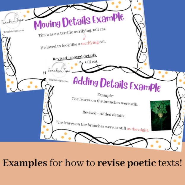Revising Poetic Texts PowerPoint Lesson | How to Revise Poetic Texts ...
