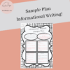 Informational Writing Sample Plan | Factual Texts Sample Plan ...