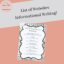 Informational Writing List of Websites Poster | Factual Texts ANCHOR ...