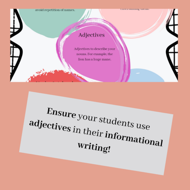 Informational Writing Language Features Poster | Factual Texts ANCHOR ...