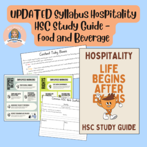 UPDATED SYLLABUS HSC Hospitality Study Guide - Teacher Professional ...