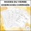 Les modes du verbe - Explications et exercices corrigés - Teacher ...