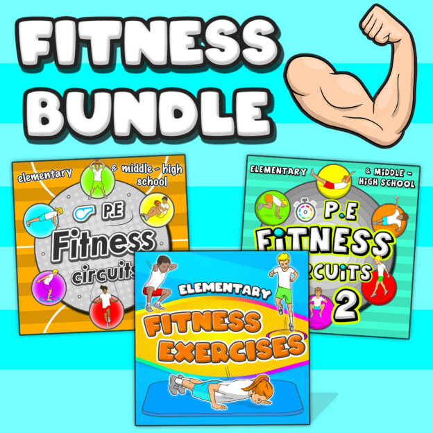 Fitness BUNDLE: 150 PE exercises with printable task cards - Teacher ...