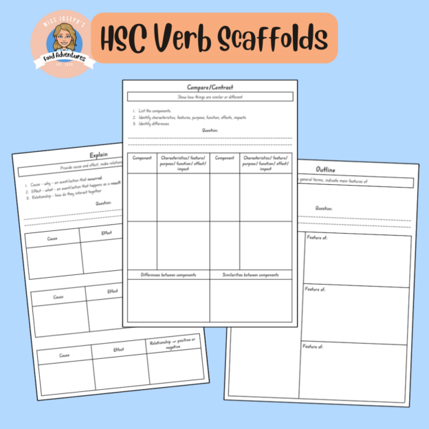 HSC Verb Scaffolds - Teacher Professional Development