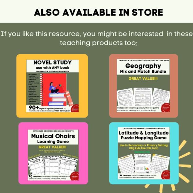 Australian Civics and Citizenship Year 7 & 8 Worksheets, Assessment ...