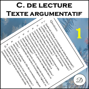 Compréhension de lecture - Professions et métiers / French Reading ...