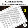 Compréhension de lecture - Texte argumentatif (3) / French Reading ...