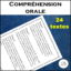 Compréhension orale - 24 textes / French Listening Comprehension ...
