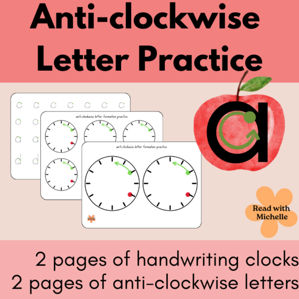 Anti-Clockwise Letter Practice - Teacher Professional Development