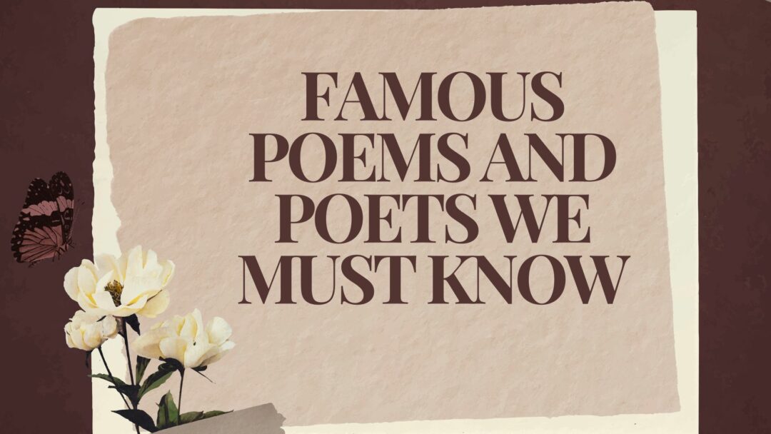 Famous Poems Kids Must Know - Teacher Professional Development