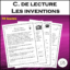 Compréhension de lecture - Inventeurs et inventions (10 textes ...