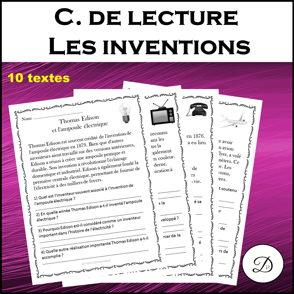 Types de phrases - affiches et cartes à tâches - Teacher Professional ...