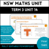 NSW Maths Stage 3 I Year A I Term 4 I Unit 16 - Teacher Professional ...