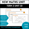 NSW Maths Stage 3 I Year B I Year 6 I Term 3 I Unit 31 - Teacher ...