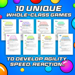 PE Team Dodgeball games: 10 dodge & evade sport activities (all grades ...