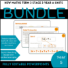 *BUNDLE & SAVE* NSW Maths Stage 3 Year A Term 3 units plus bonus number ...