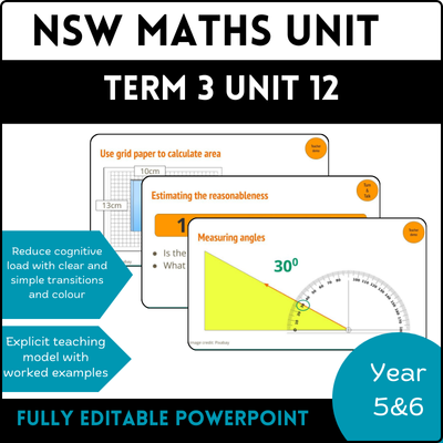 NSW Maths Stage 3 I Year A I Year 5 I Term 3 I Unit 13 - Teacher ...