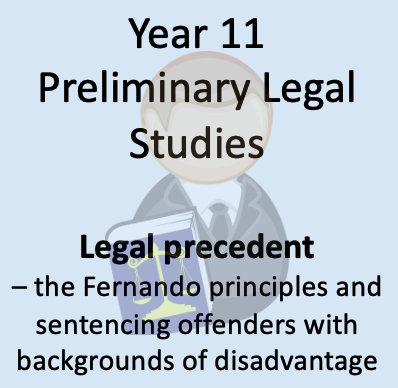 Yr.11 Legal Studies: The legal system - Legal precedent - Fernando ...