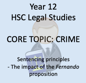 Yr.12 Legal Studies: Crime - Sentencing decisions - offenders from ...