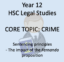 Yr.12 Legal Studies: Crime - Sentencing decisions - offenders from ...